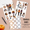 Printable Fashion Stickers Bundle Instant Download, Journaling and ...