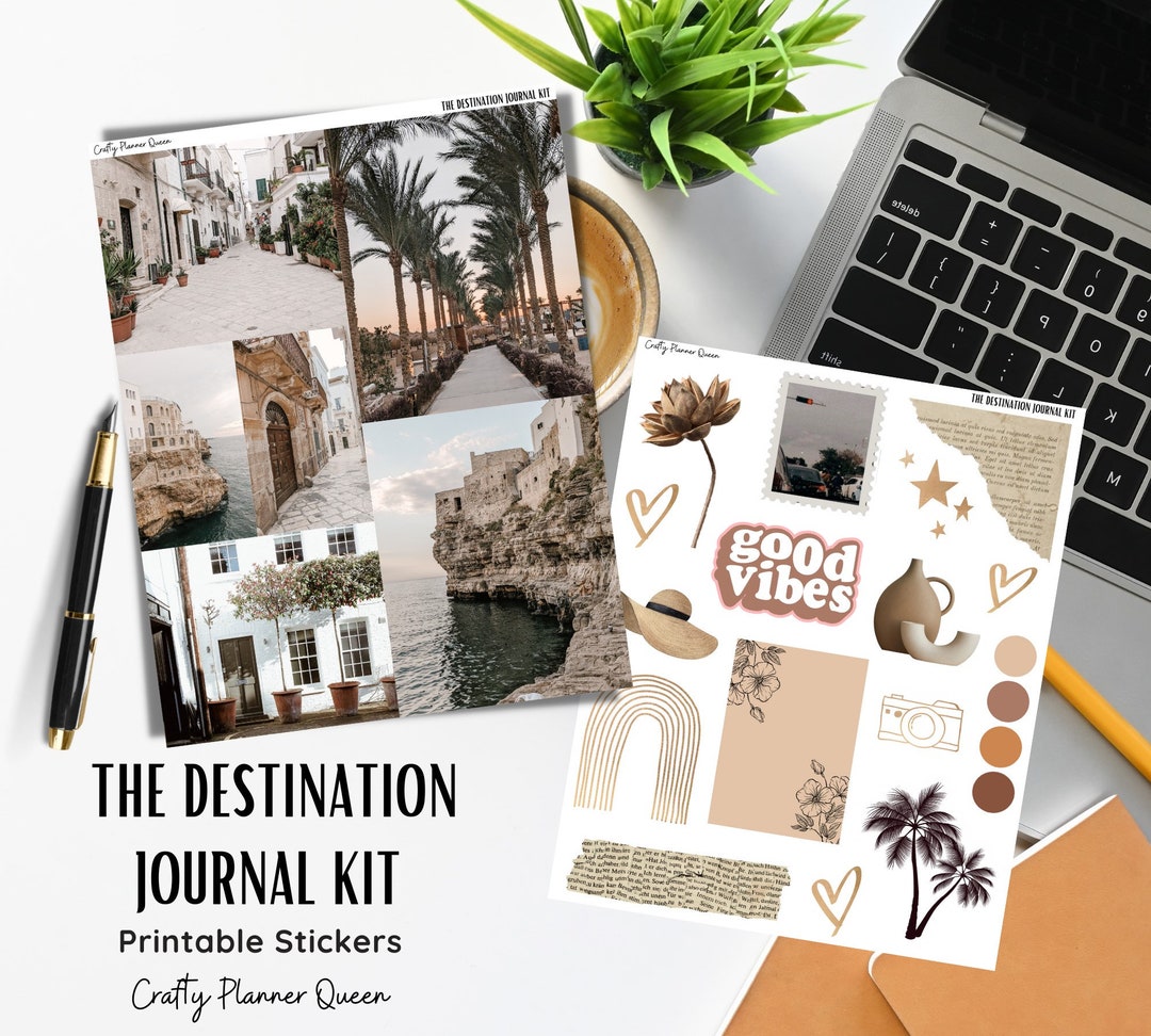 Journaling and Printable Stickers, Sticker Kit, Bujo Stickers ...