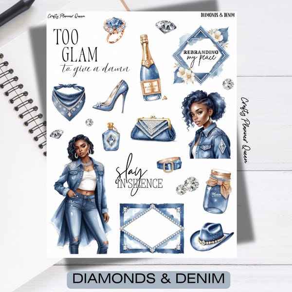Fashion Stickers - Etsy
