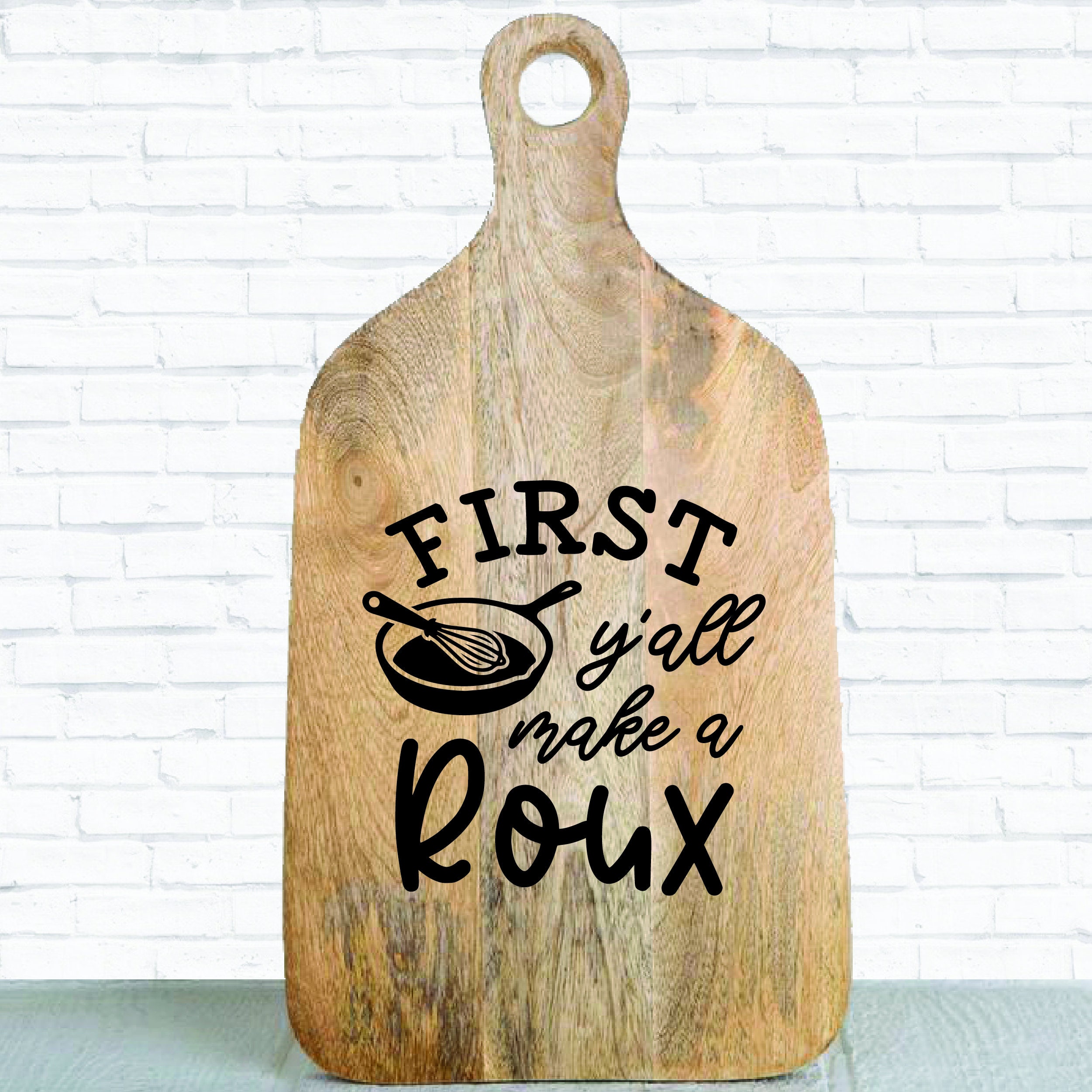 Gumbo Weather First Y'all Make a Roux Cast Iron & Whisk Southern ...