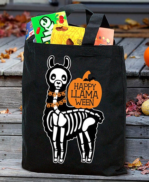 Happy Llamaween Halloween Skeleton Llama Graphic | Trick or Treat | SVG ...