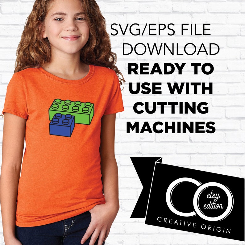 Kids Building Block Toy Figure Head | SVG | EPS | Silhouette | Cricut ...