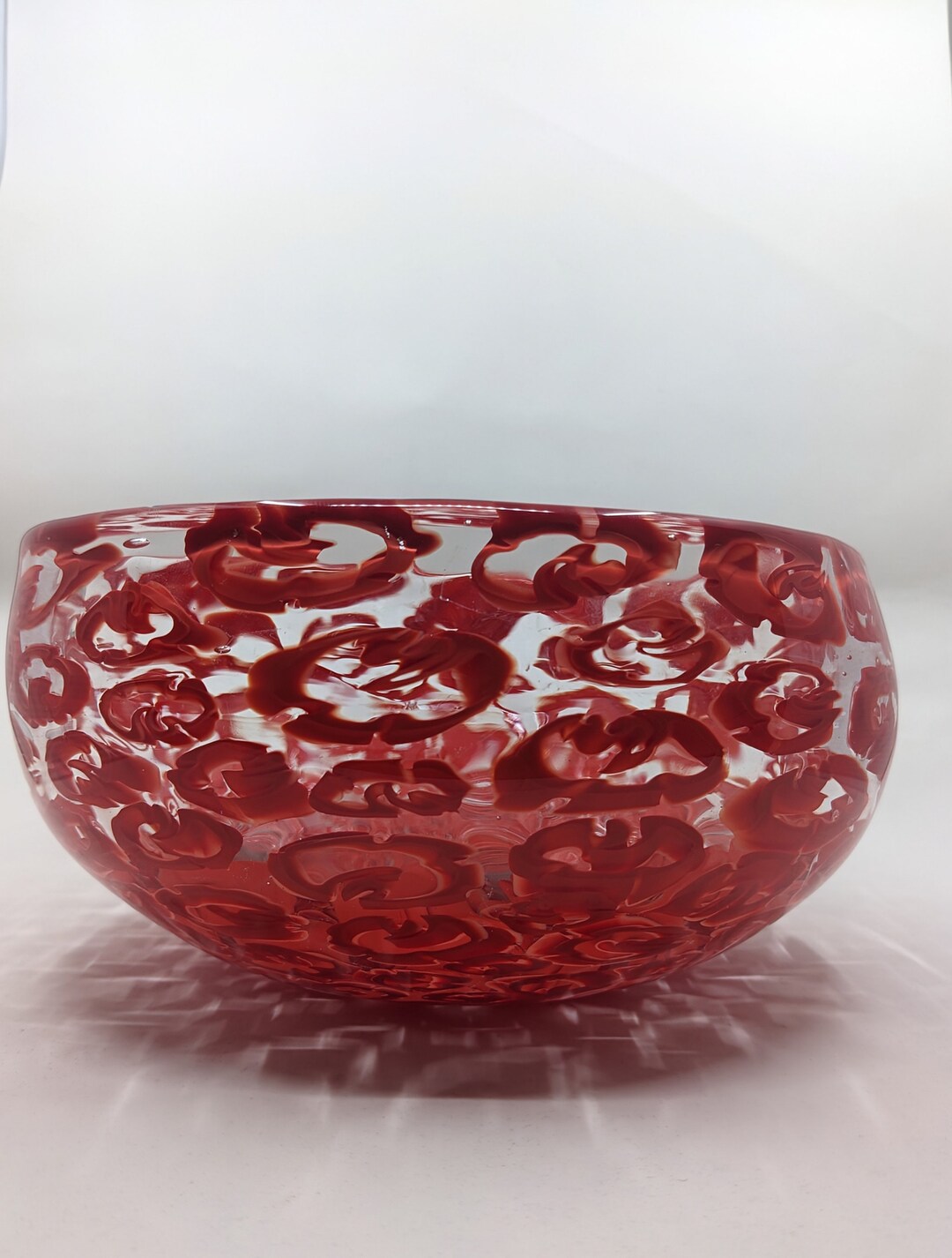 Blown Glass Murrini Bowl - Etsy