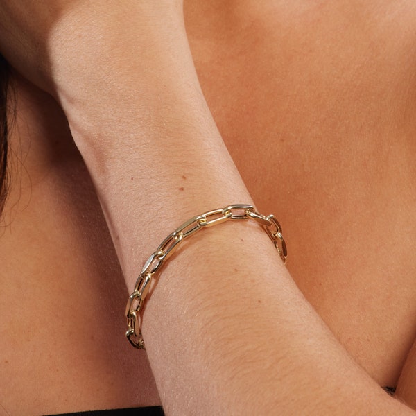 14k Gold Bracelet - Etsy