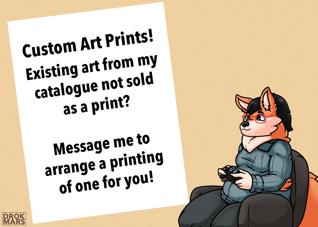 Drokmars Custom Request Art Prints - Etsy
