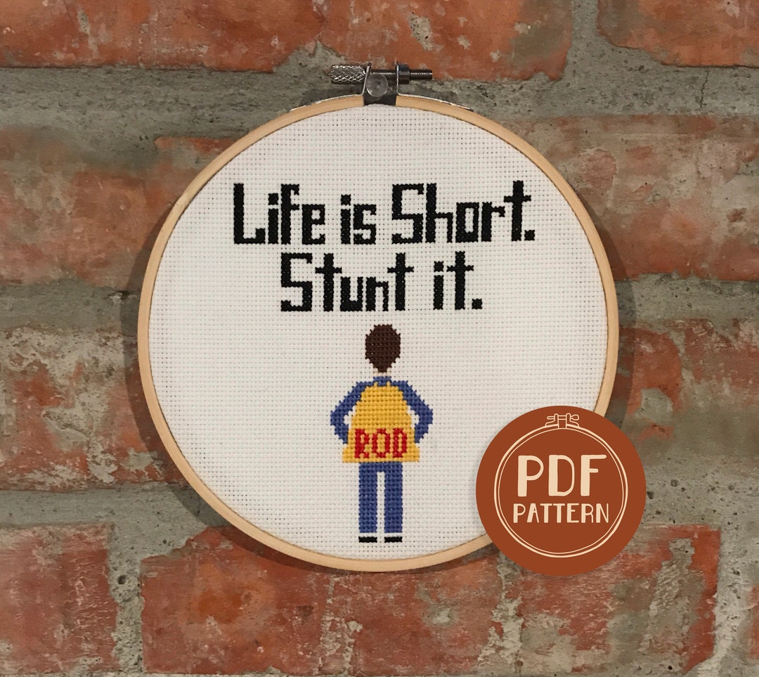 Hot Rod Movie Cross Stitch Pattern | Hot Rod Movie Cross Stitch | Hot ...
