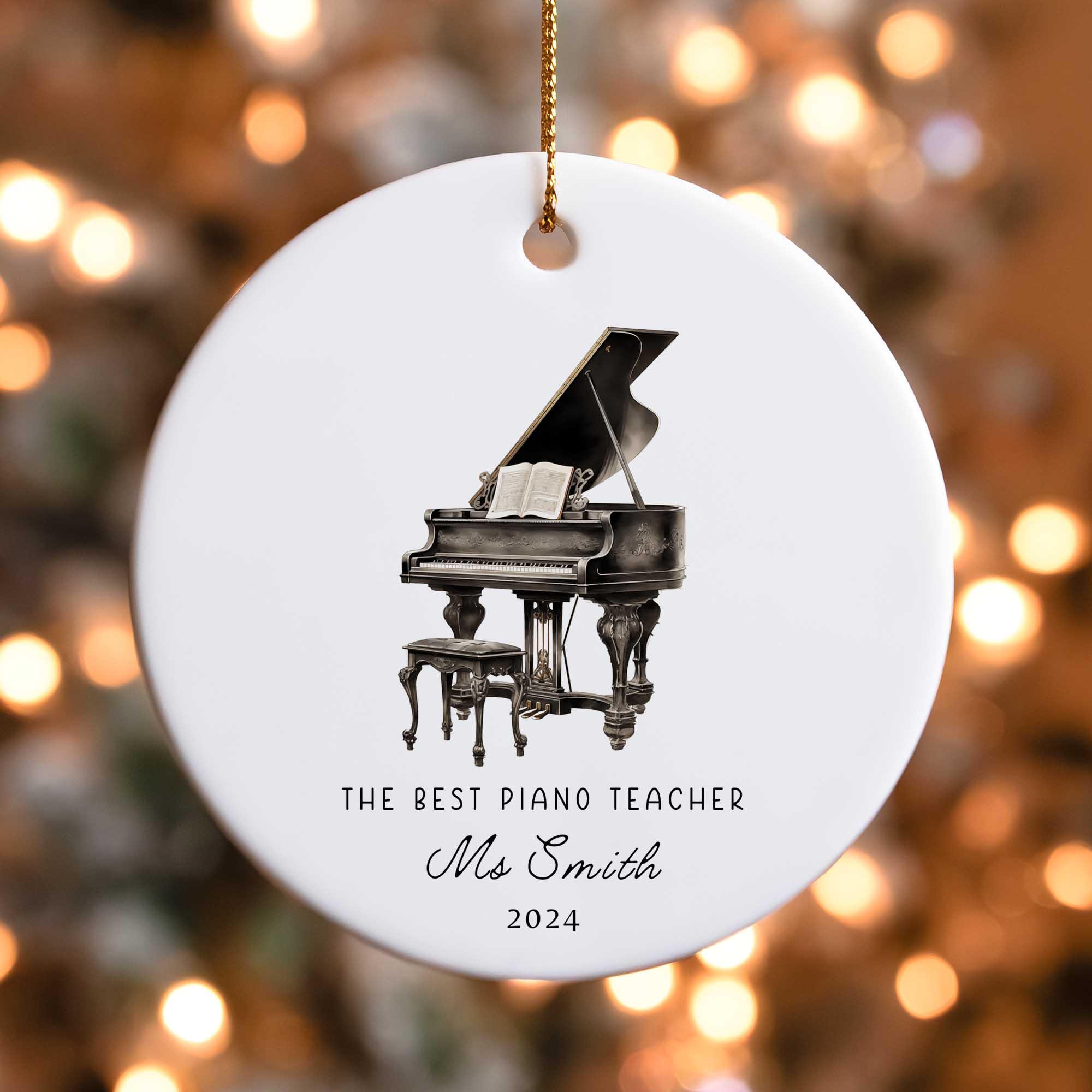 Personalized Piano Ornament Piano Recital Ornament Music Lover Ornament ...