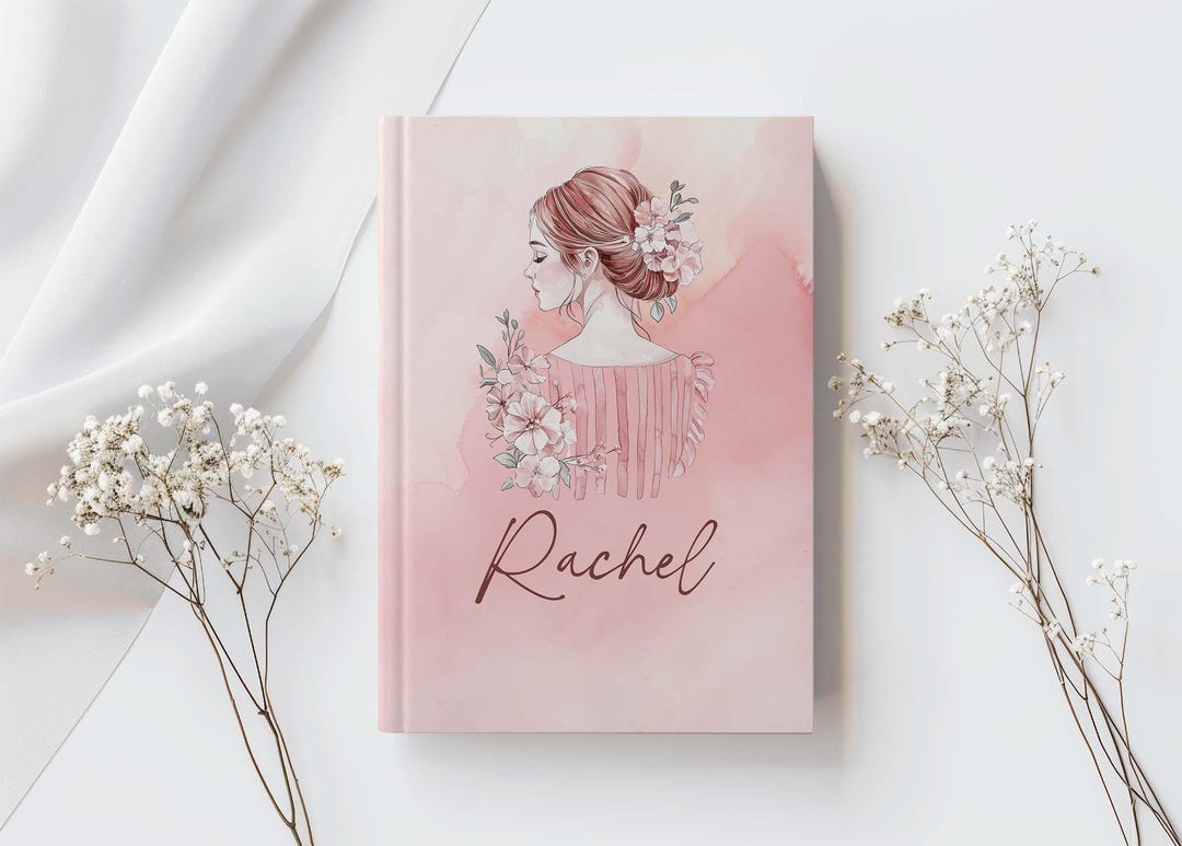 Personalized Hardcover Journal - Custom Notebook With Name - Elegant ...