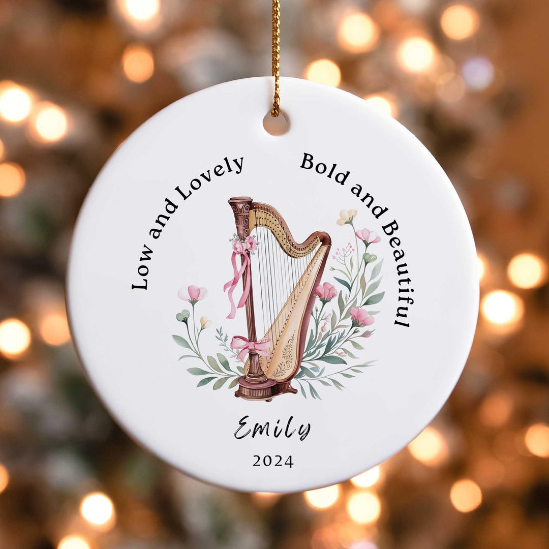 Personalized Cello Ornament Custom Name Cello Christmas Tree Ornament ...