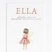 Ella, Name Art Poster, Name Meaning, Girl Gift, Pink Nursery Decor ...