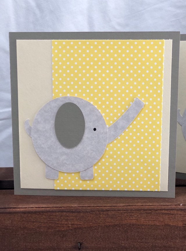 Baby Elephant Greeting Card | Elephant Card | Baby Shower Card ...