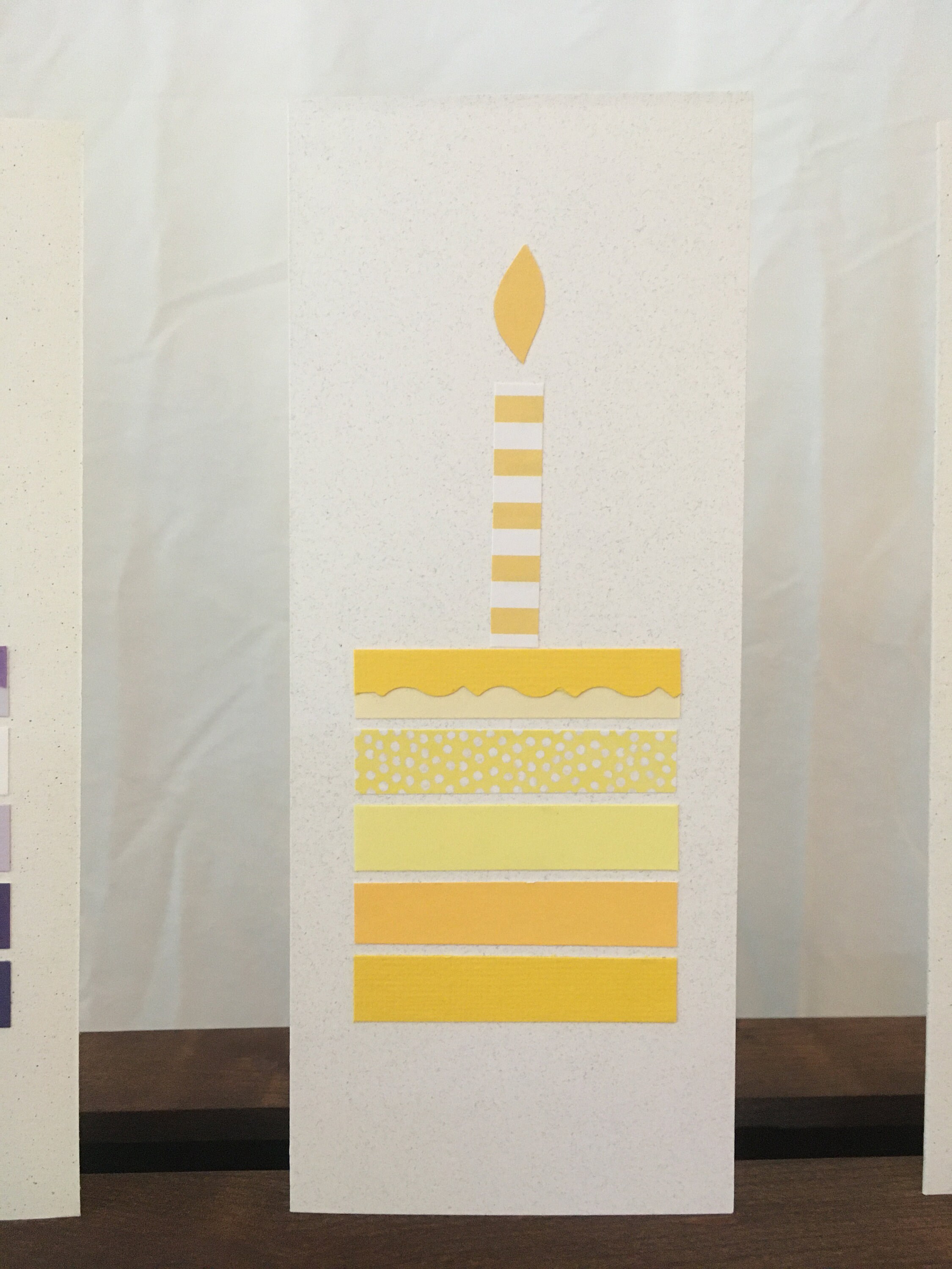 Handmade Birthday Card Birthday Cake Card Birthday Candle - Etsy