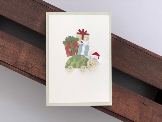 Handmade Christmas Card Turtle Christmas Card Merry - Etsy