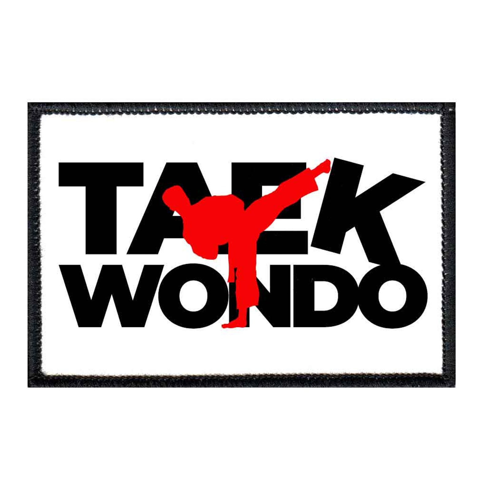Taekwondo Kick Removable Patch - Etsy