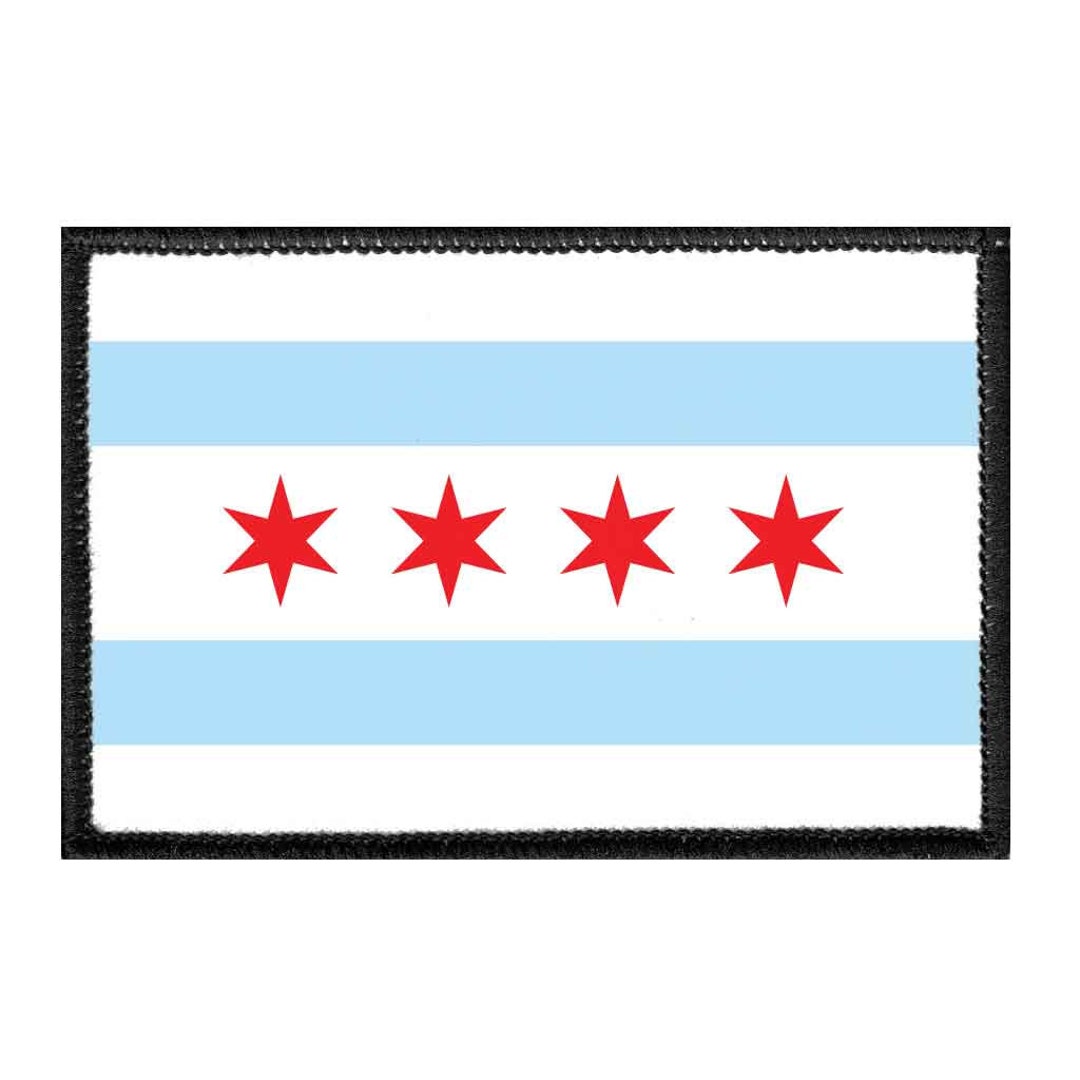 Chicago City Flag - Color - Removable Patch - Etsy