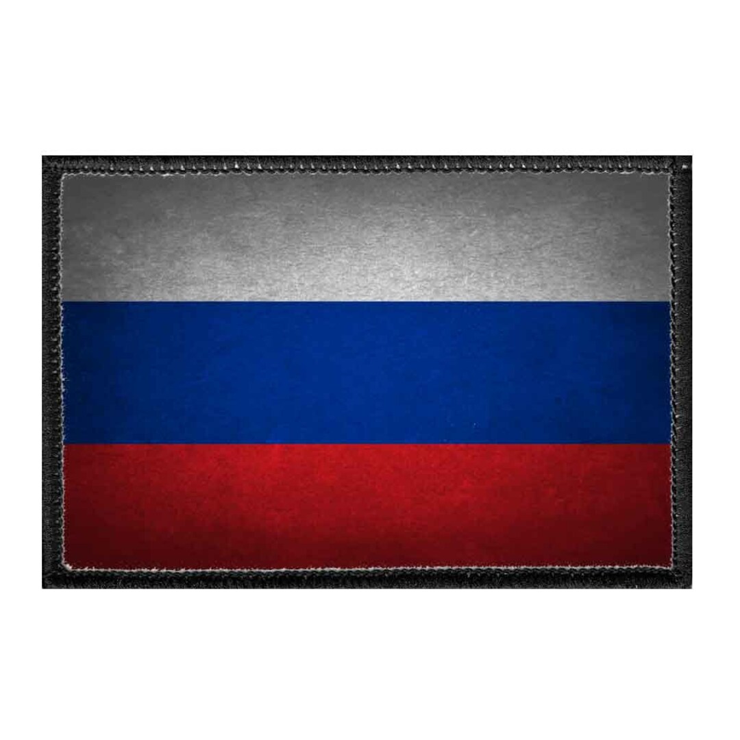 Russia Flag Color Distressed Removable Patch - Etsy