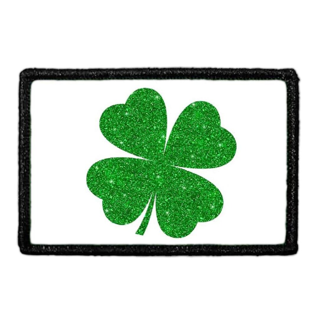 Four Leaf Clover - Sparkle - Patch - Etsy