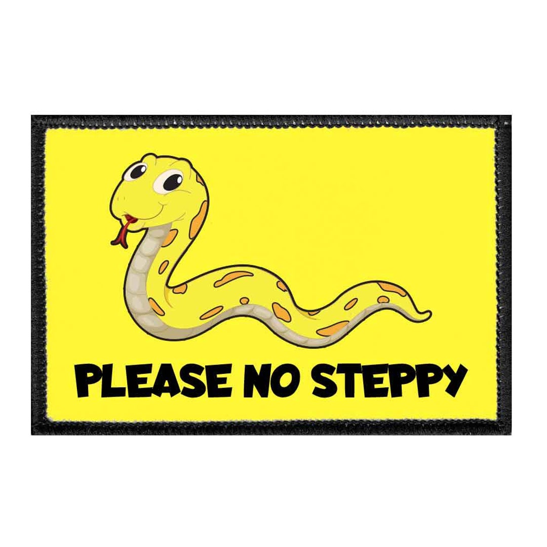 Please No Steppy Removable Patch - Etsy UK