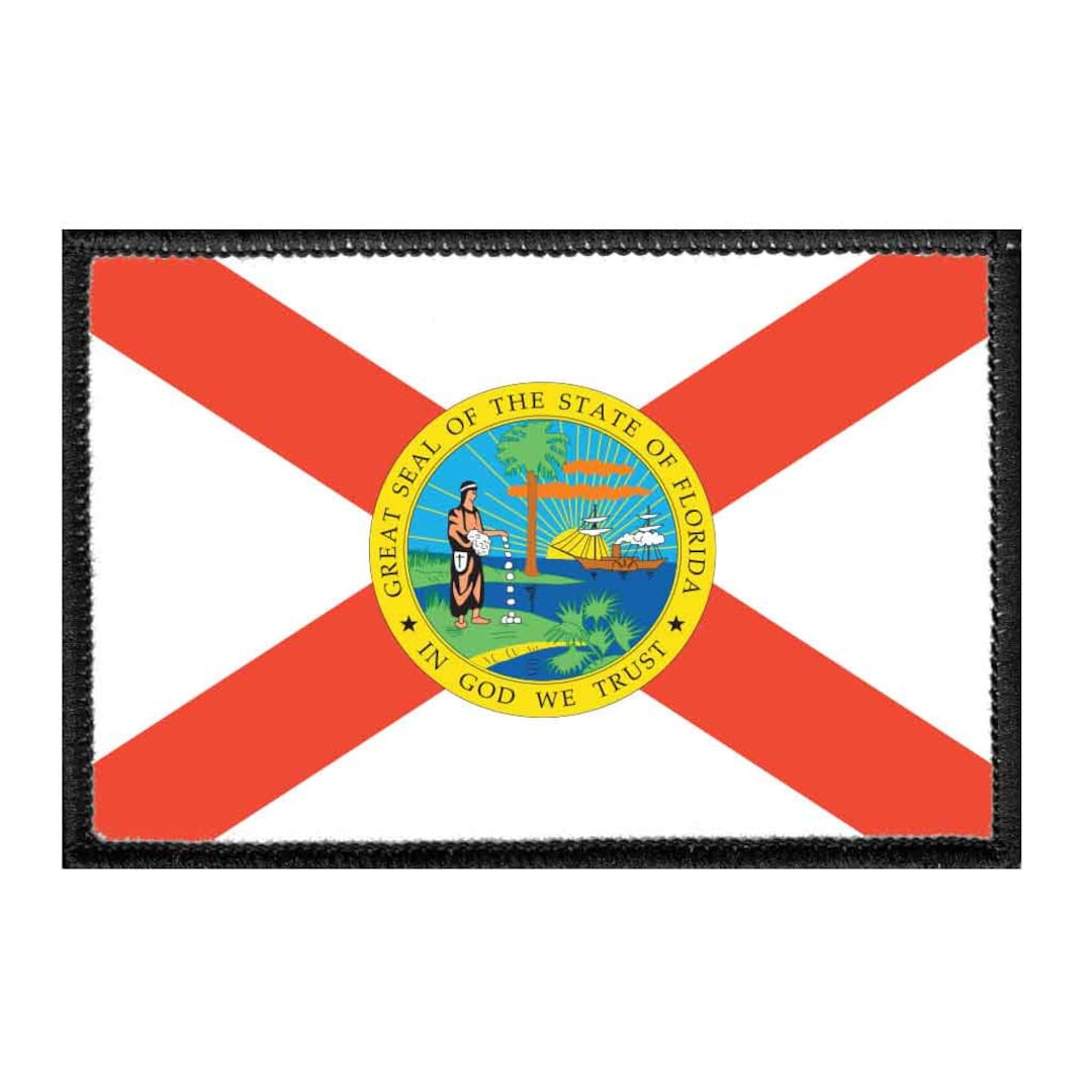 Florida State Flag - Color - Removable Patch - Etsy