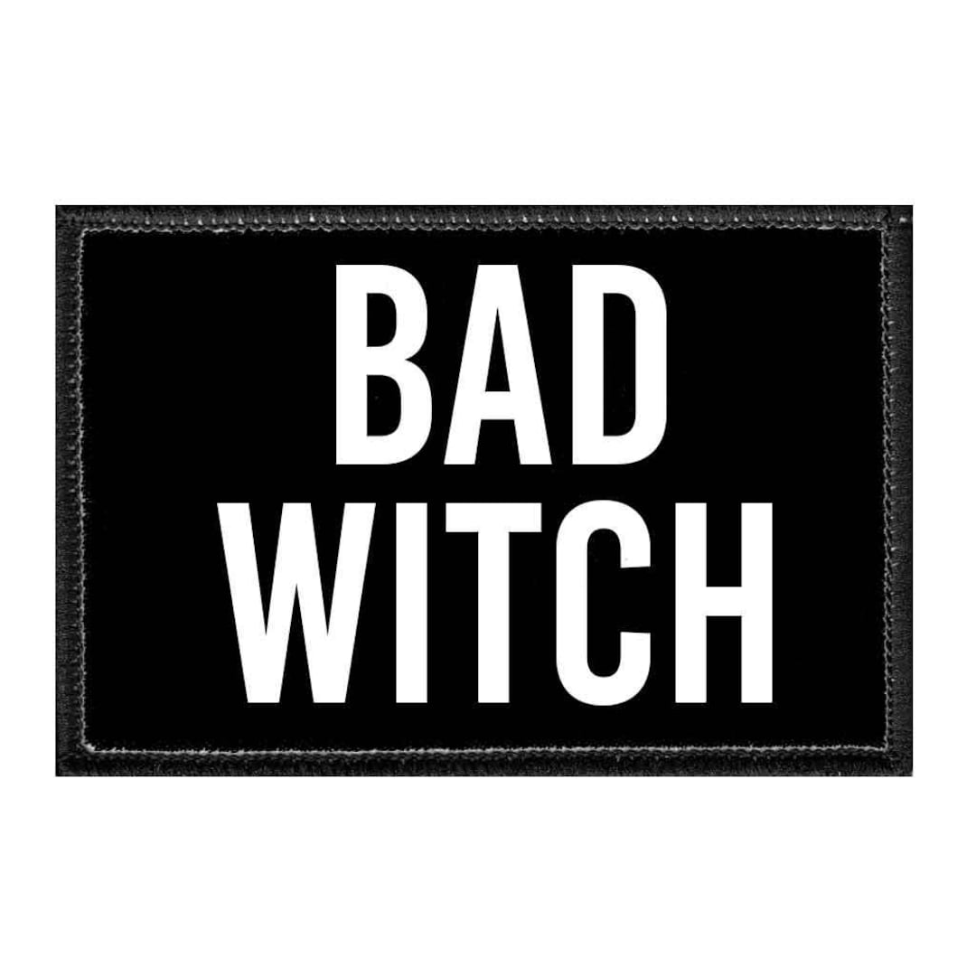 Bad Witch - Removable Patch - Etsy