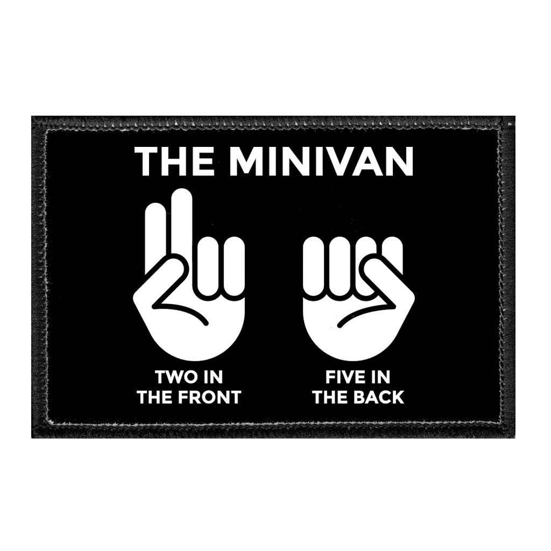 The Minivan Two in the Front Five in the Back Removable Patch - Etsy