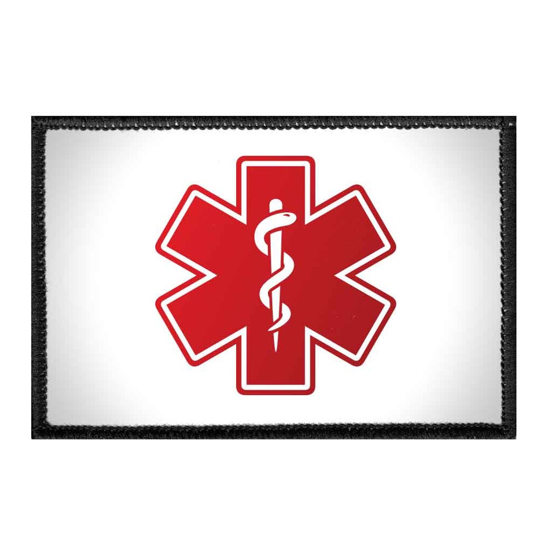 Medic Symbol Red Cross White Background Patch - Etsy