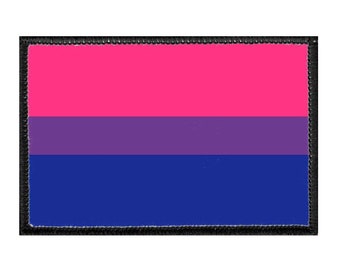 Bisexual Gay Pride Flag Embroidered Patch - Etsy