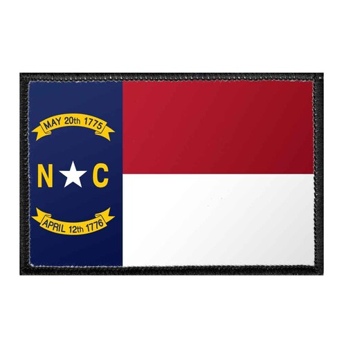 North Carolina State Flag Patch 4.20l X 2.25h - Etsy
