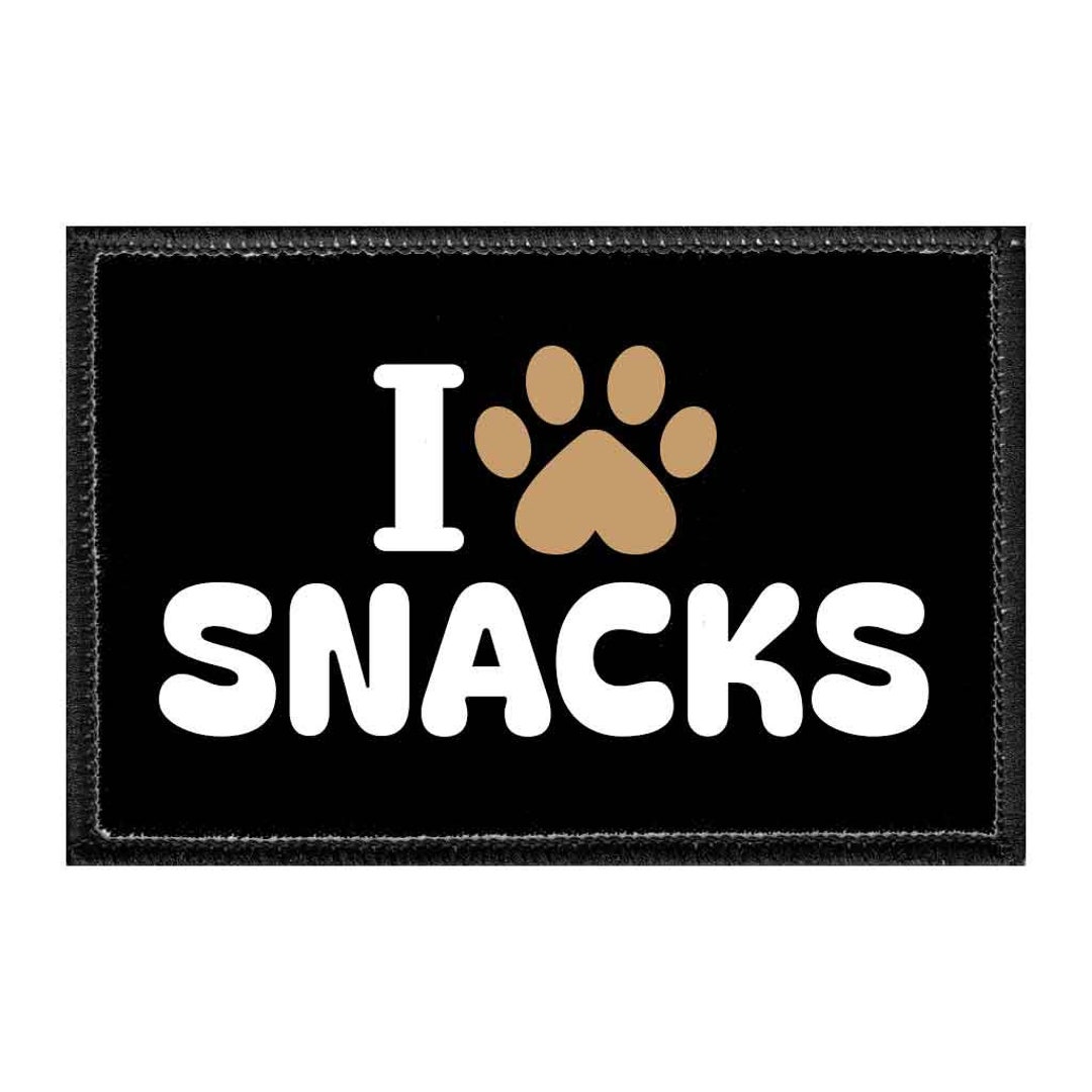 I Love Snacks Removable Patch - Etsy