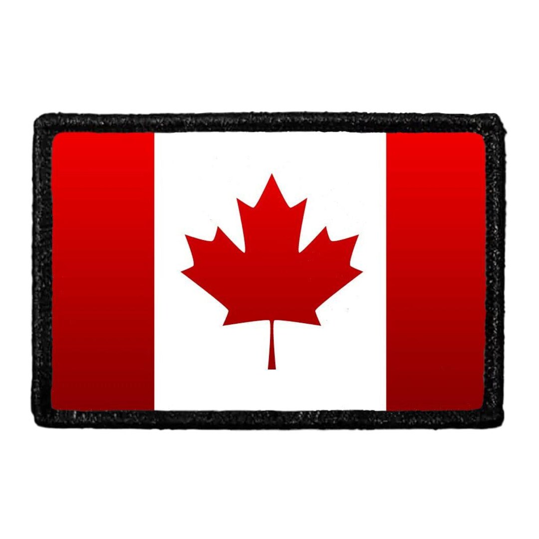 Canada Flag - Color - Removable Patch - Etsy