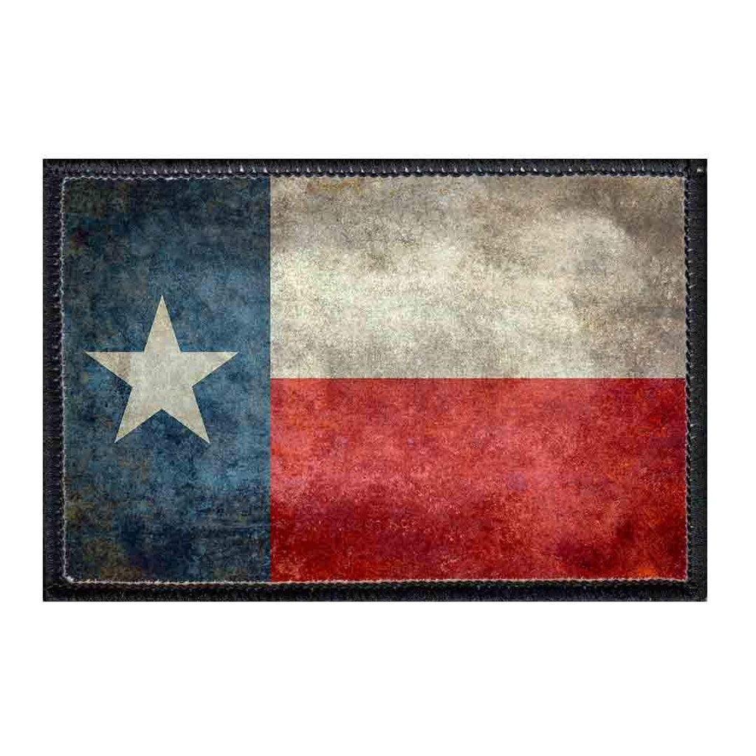 Texas State Flag - Distressed - Color - Removable Patch - Etsy