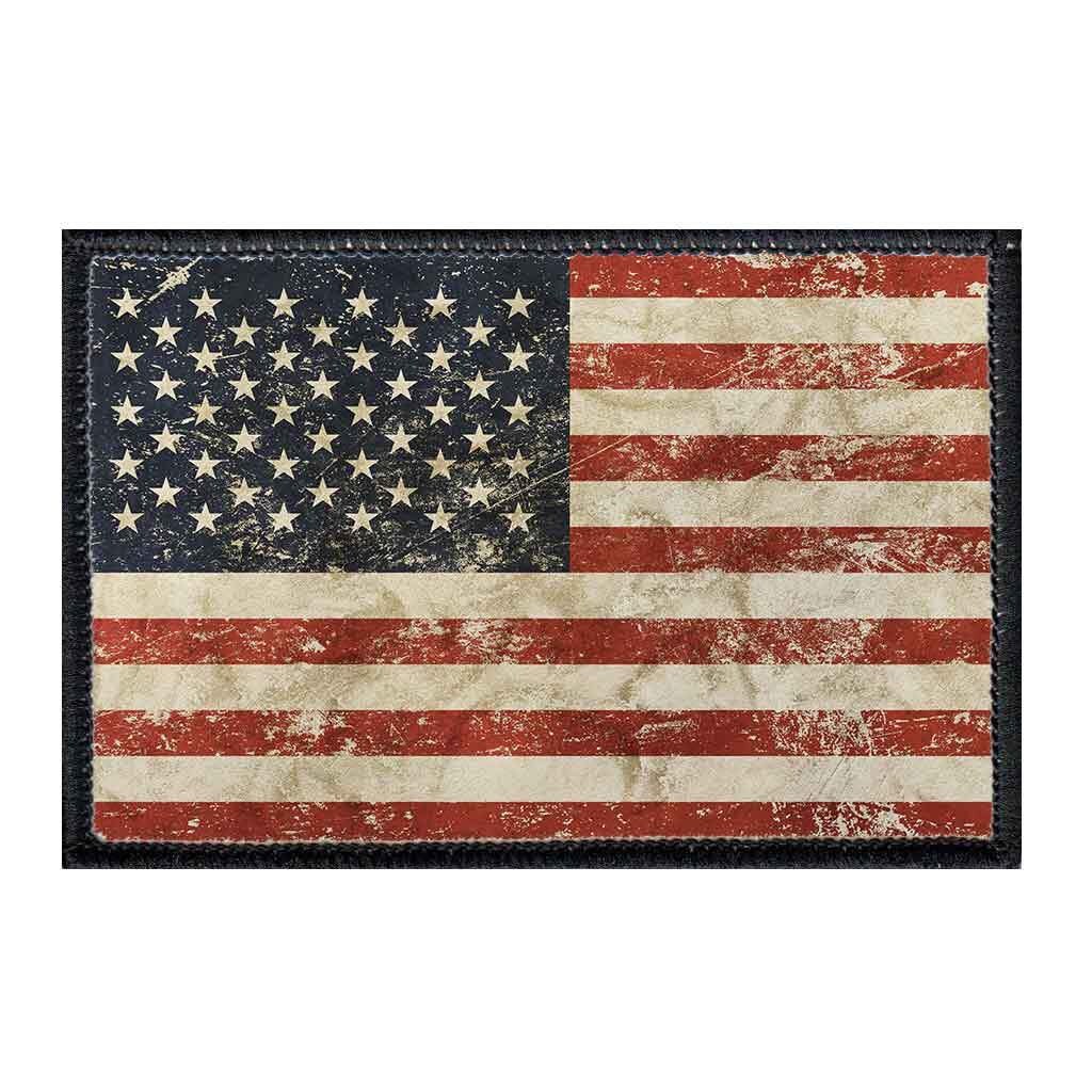 American Flag Distressed Removable Patch - Etsy
