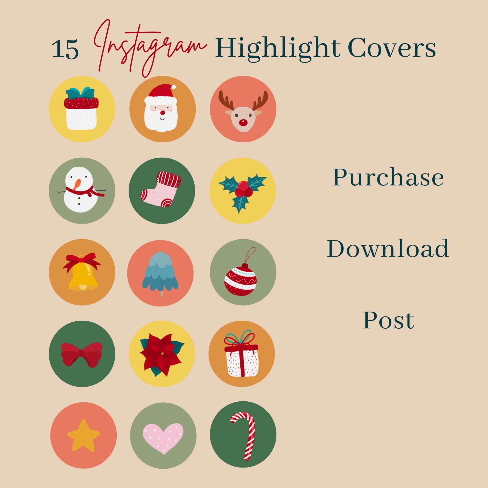 15 Winter Instagram Highlight Covers | Christmas Instagram Highlight ...