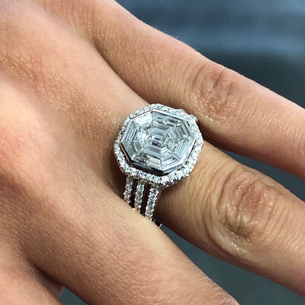 Invisible Set Ring - Etsy