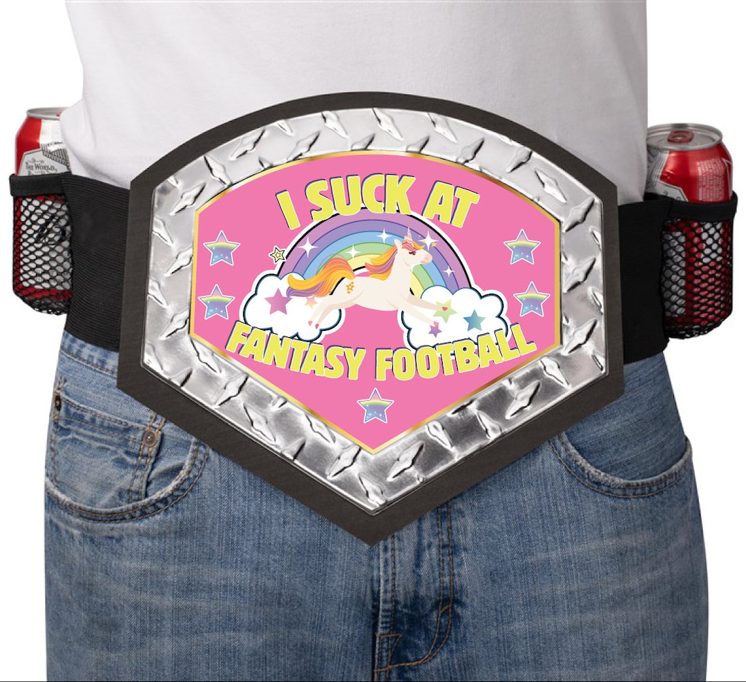 Fantasy Football Loser Trophy Party Belt | Last Place Fantasy Football ...