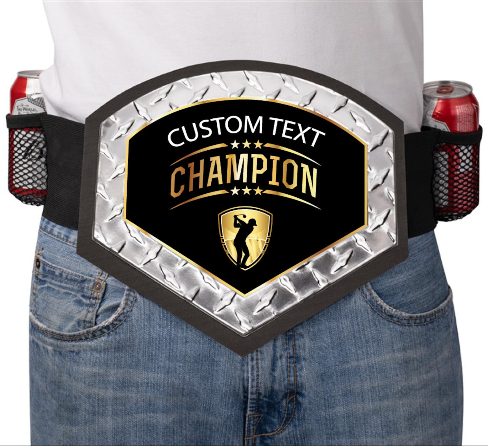 Custom Golf Trophy | Custom Golf Belt | Custom Golf Championship Belt ...
