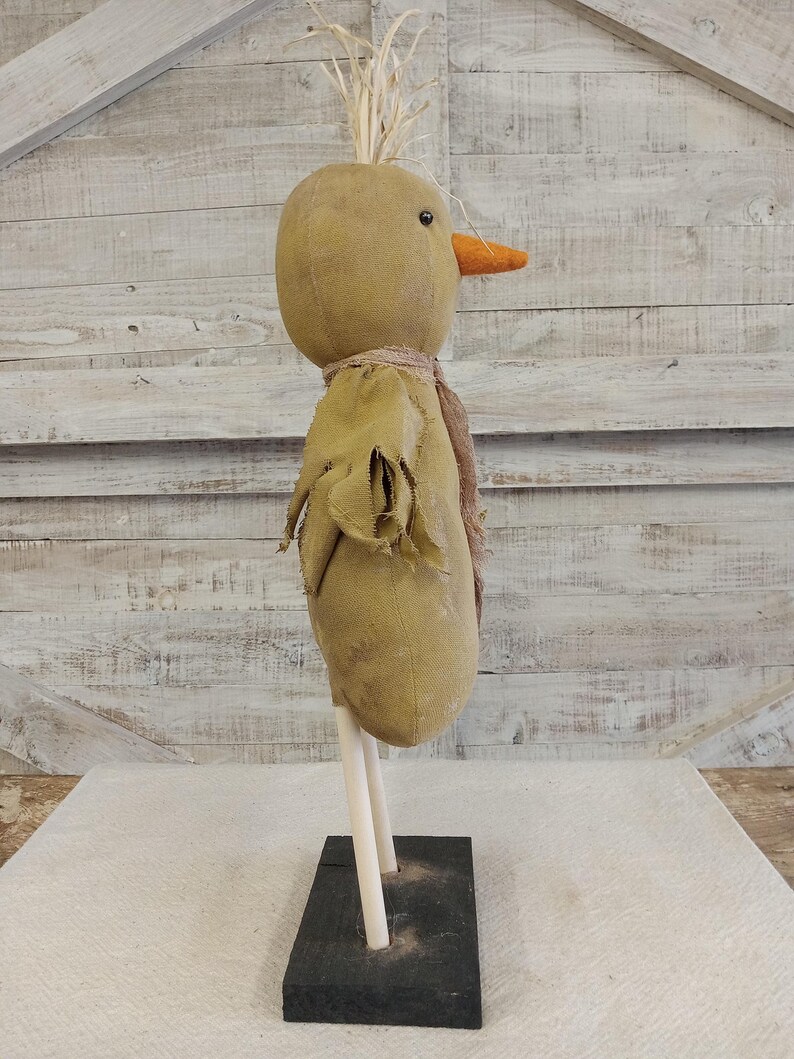 Primitive Baby Chick Farmhouse Standing Doll Folk Art Grungy - Etsy