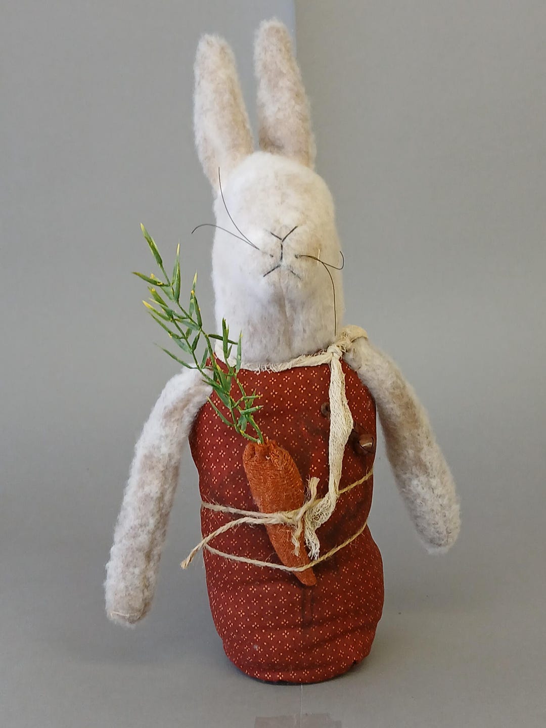 Handmade Primitive Bunny Rabbit Farmhouse Country Grungy - Etsy