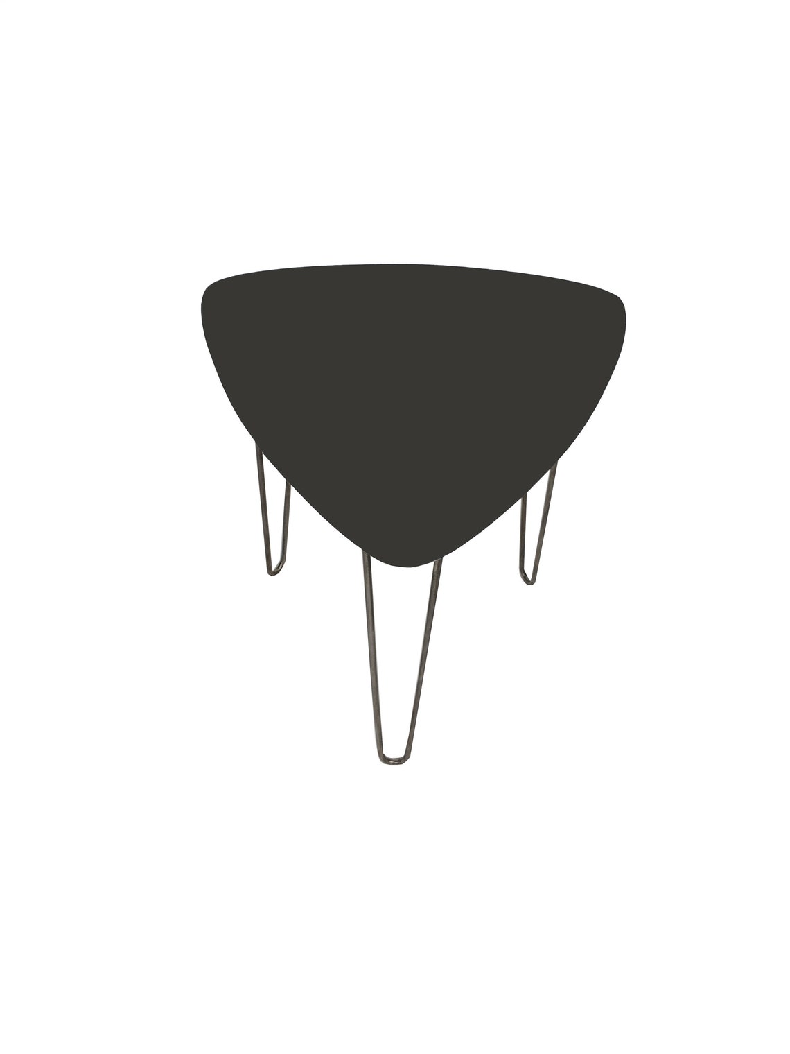 Side Table Midcentury Modern Multiple Colors Available Triangle Sofa ...