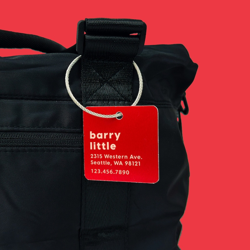 Custom Logo Square Bag Tags - Etsy