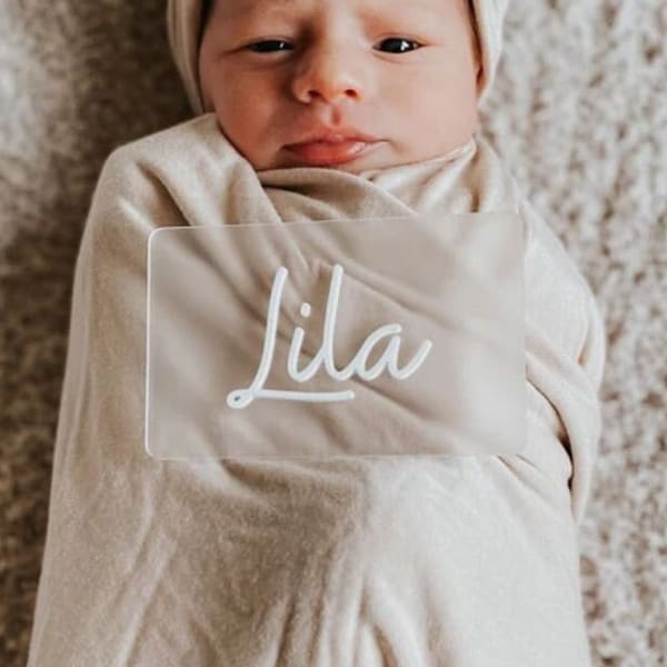 Baby Name Sign - Etsy
