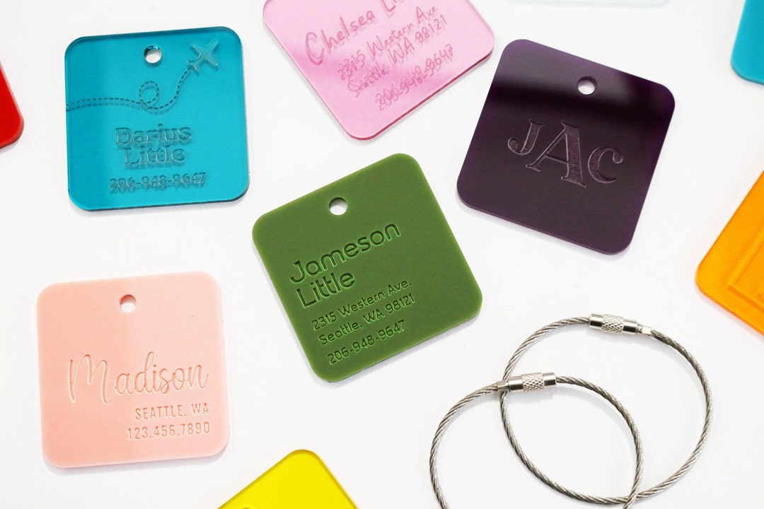Luggage Tags - Personalized Backpack Tag - Bag Tags - Name Tags for ...