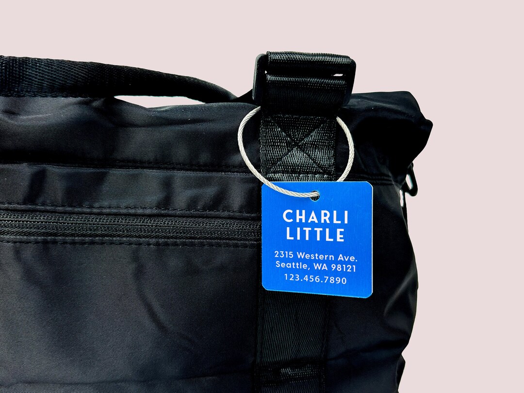 Personalized Luggage Tag Metal Engraved Travel Tag Bag Tag ID Tag Crew ...