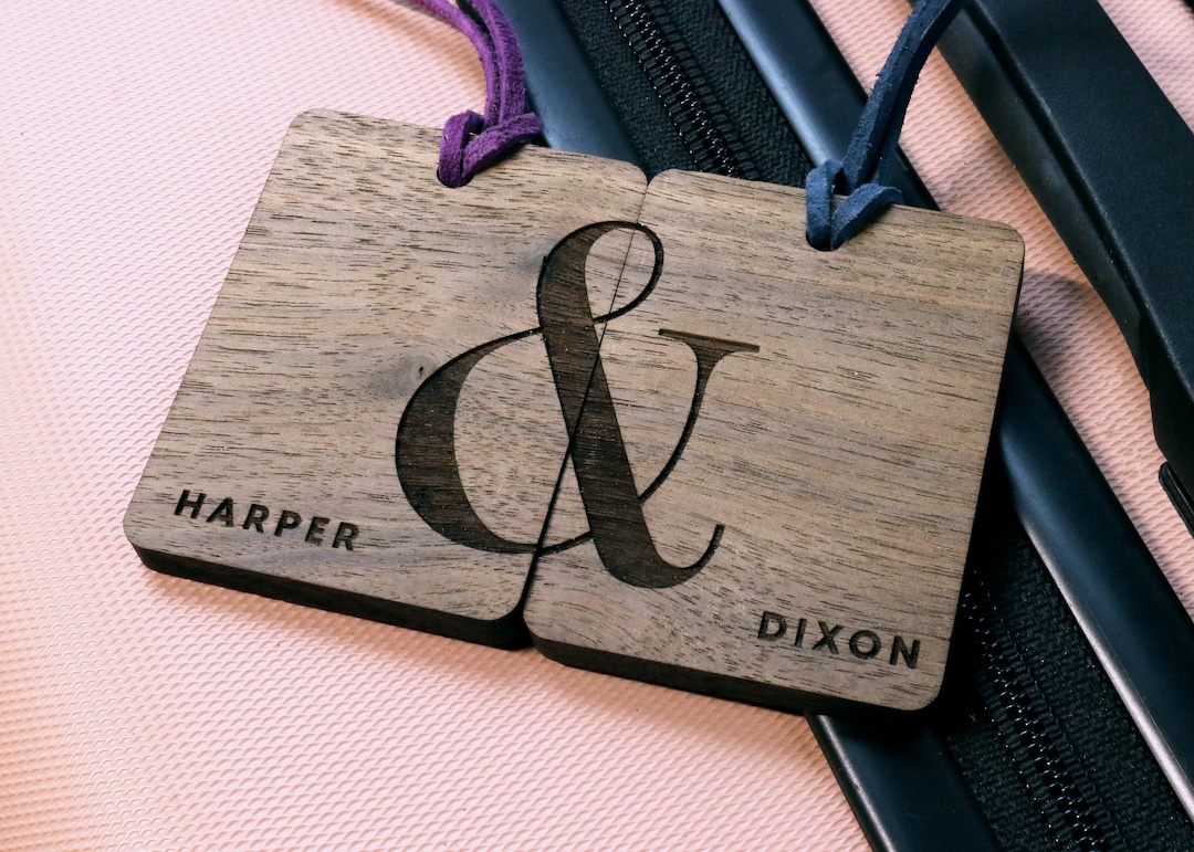 Couples Personalized Luggage Tag Newlywed Anniversary Mother's Day ...
