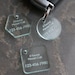 Small Lost and Found Keychain Contact Information Key Ring Emergency ...