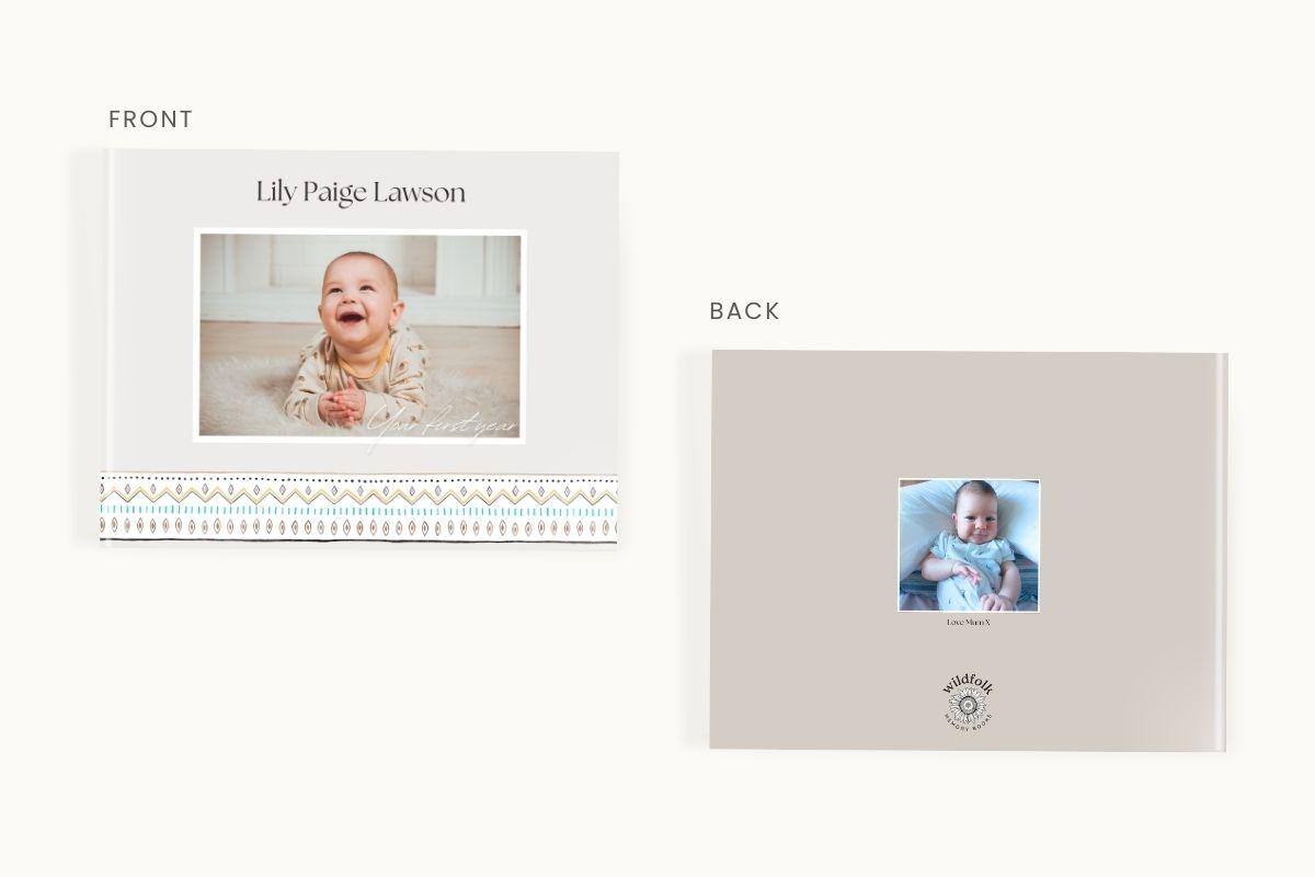 Bump to Baby Memory Book Template | Boho | 100+ Pages | Fully ...