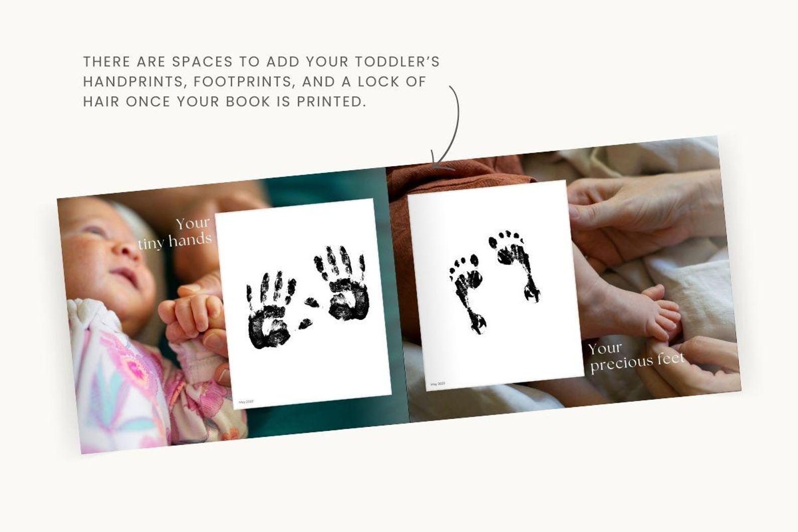 Bump to Baby Memory Book Template | Boho | 100+ Pages | Fully ...