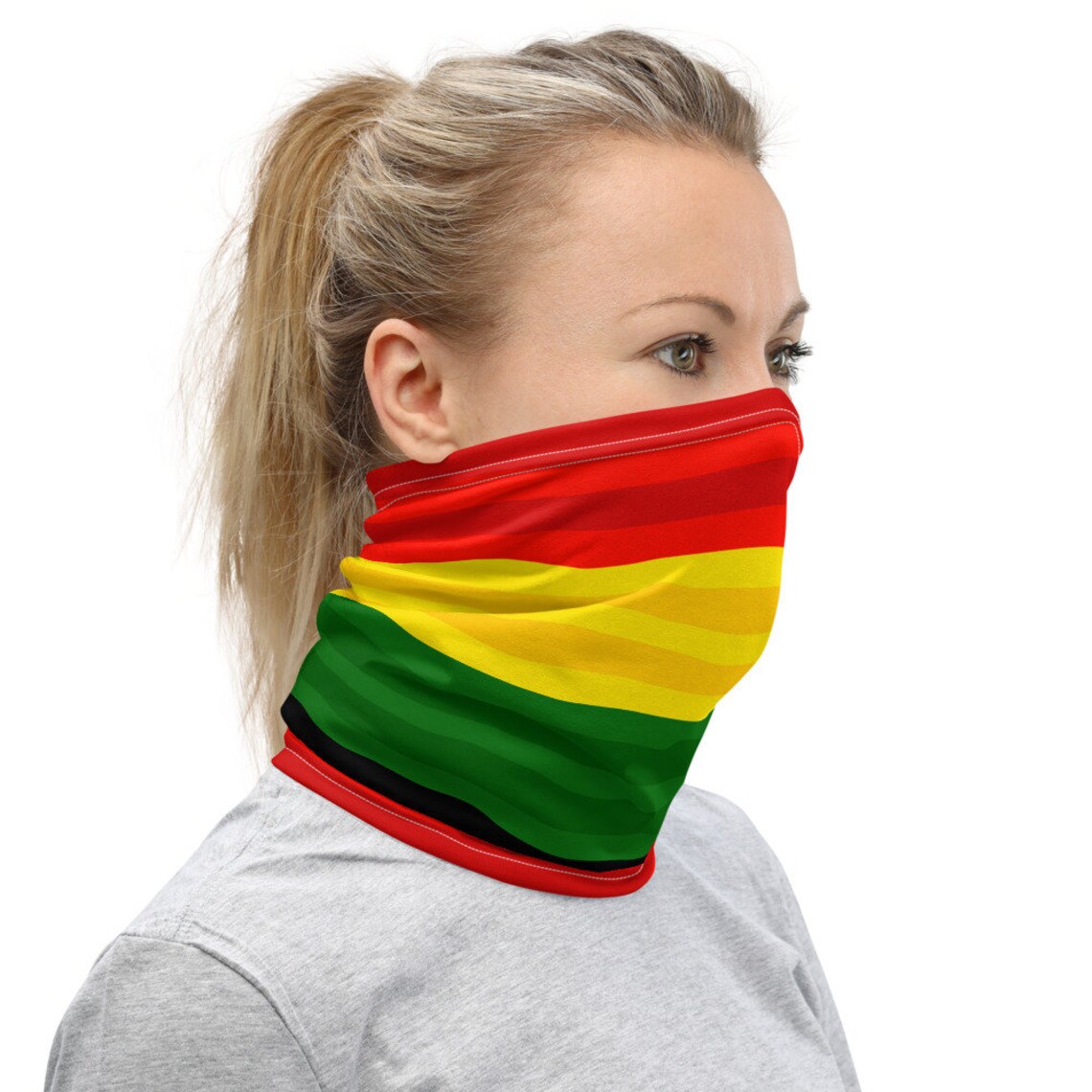 Rasta Neck Gaiter Rastafari Face Shield Neck Mask Face | Etsy