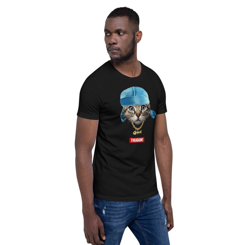 Drippy Cat T-shirt - Gangsta Kitty - Cat Lover Tee - Parody - Satire - Etsy