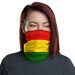 Rasta Neck Gaiter - Rastafari Face Shield - Neck Mask - Face Cover ...